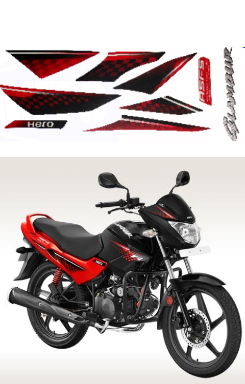Buy Premium Hero Bike Stickers | Grayfixx