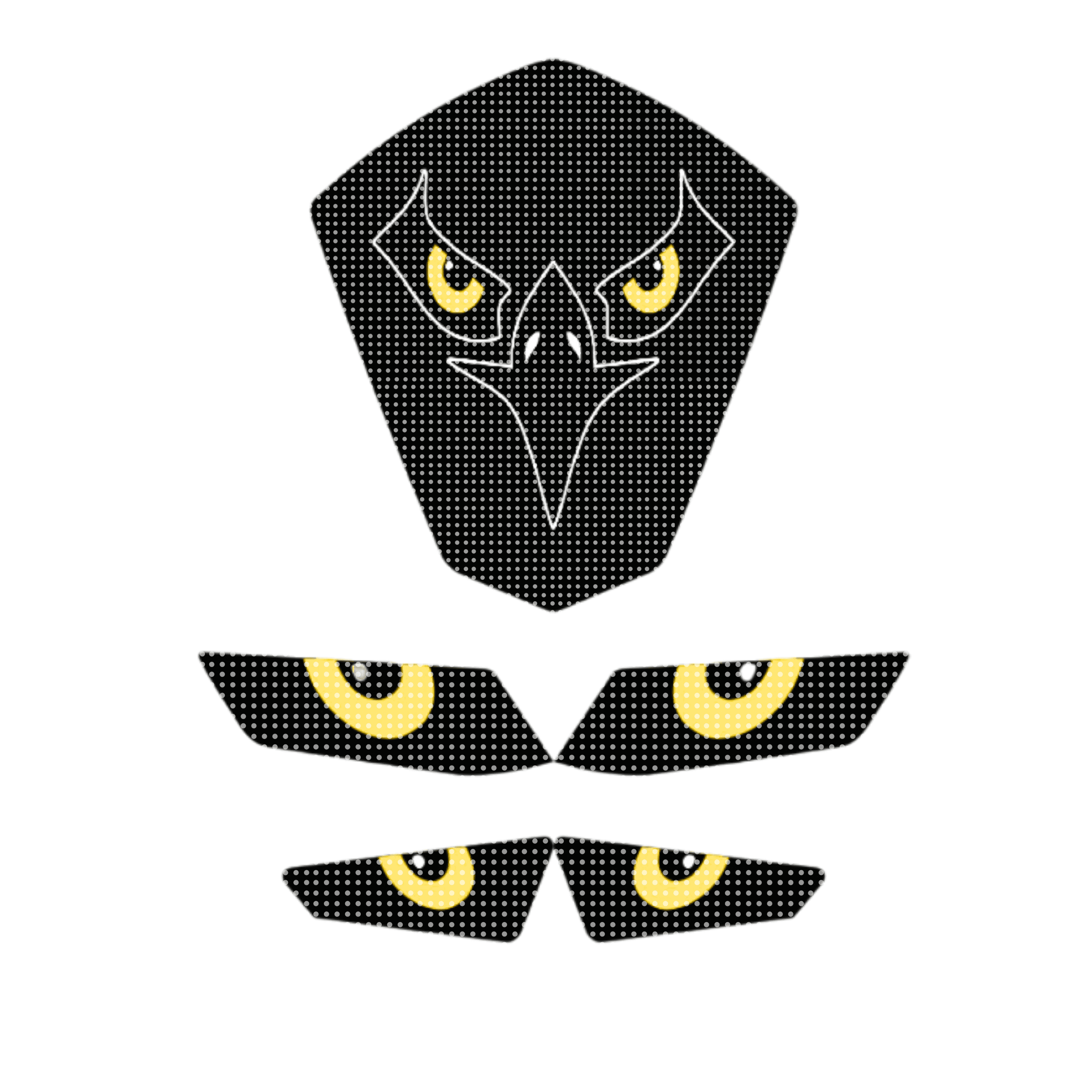 Ntorq Back Light Sticker | Ntorq Eye Sticker