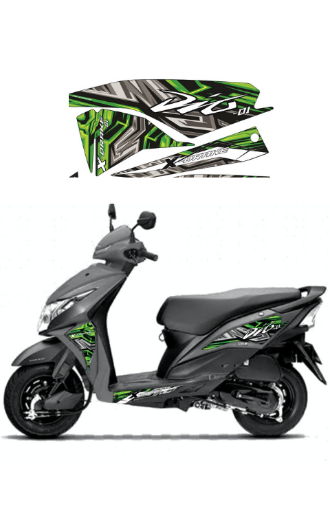 Honda Dio Body Sticker | Honda Dio Decal Kit