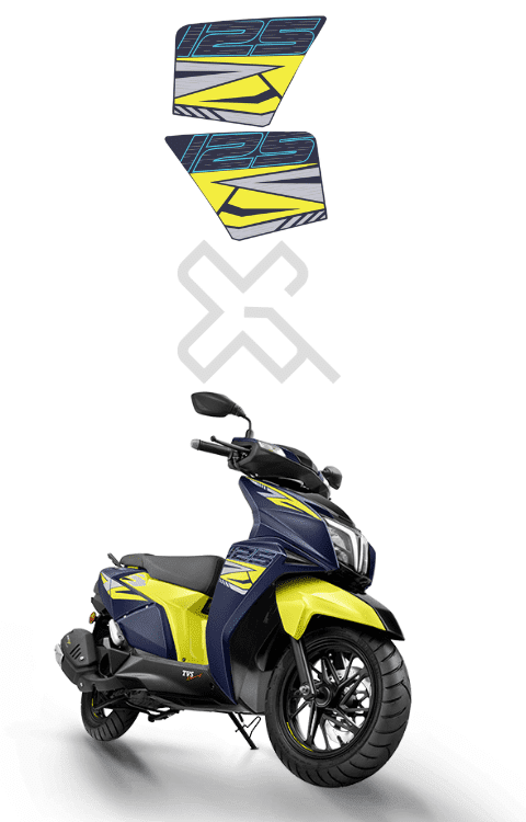 Buy Premium Ntorq Graphics Bike Stickers | Grayfixx