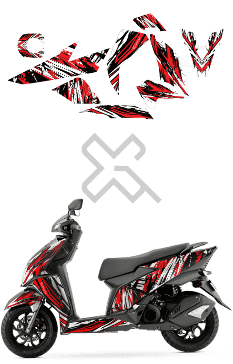 Buy Premium Ntorq Graphics Bike Stickers | Grayfixx