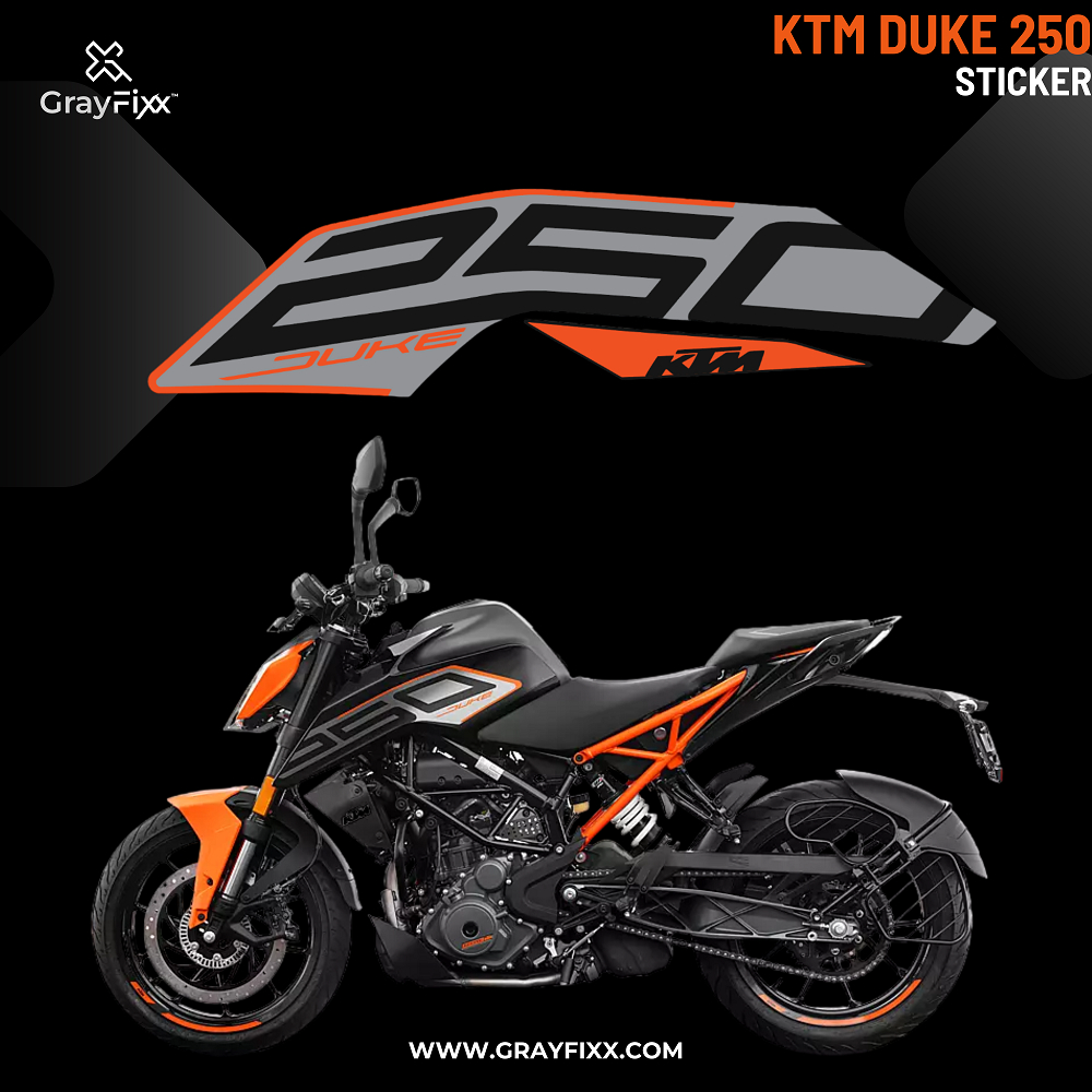 Duke 250 Bs7 Sticker | Duke 250 Bs7 Graphics