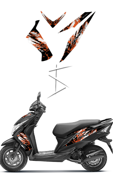 Dio Bs6 Custom Sticker | Dio Bs6 Decal Kit