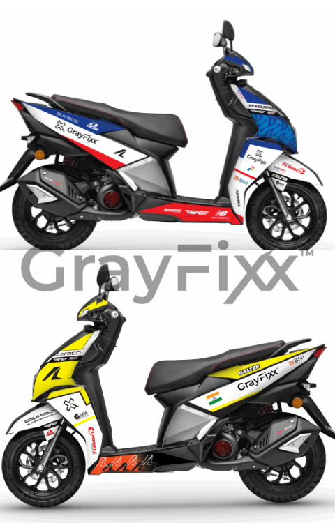 Ntorq Graphics Full Body | Ntorq Dual Tone Full Sticker