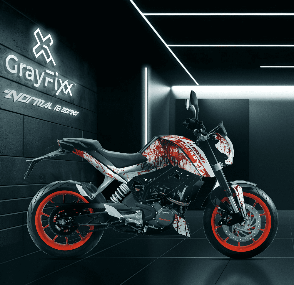 Duke 200 Bs4 Full Body Sticker | Duke 200 Full Sticker