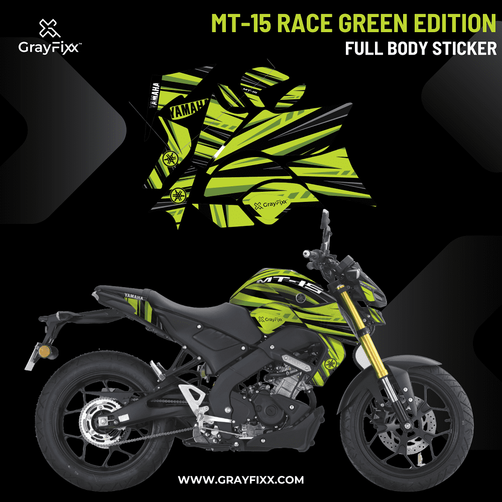 RR Edition Full Body Sticker for MT 15 | Made in Premium Gloss Vinyl ...