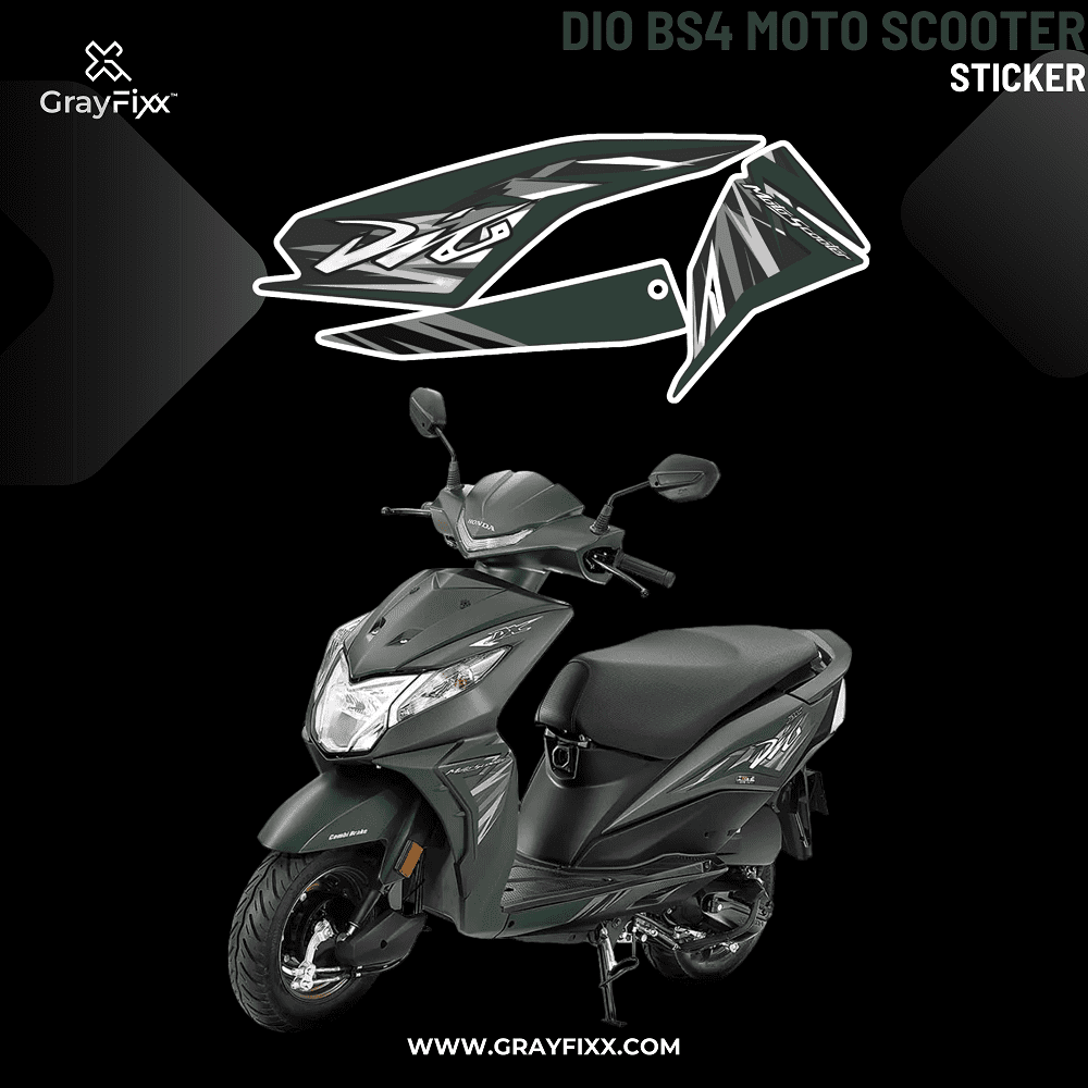 Dio BS4 Graphics | Dio Stickers Orange Color