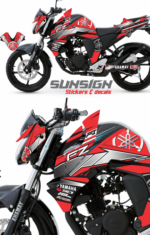 Yamaha FZ V2 Full Graphics | FZ V2 Full Body Sticker