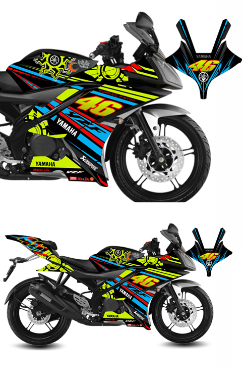 Yamaha FZ V2 Full Graphics | FZ V2 Full Stickers