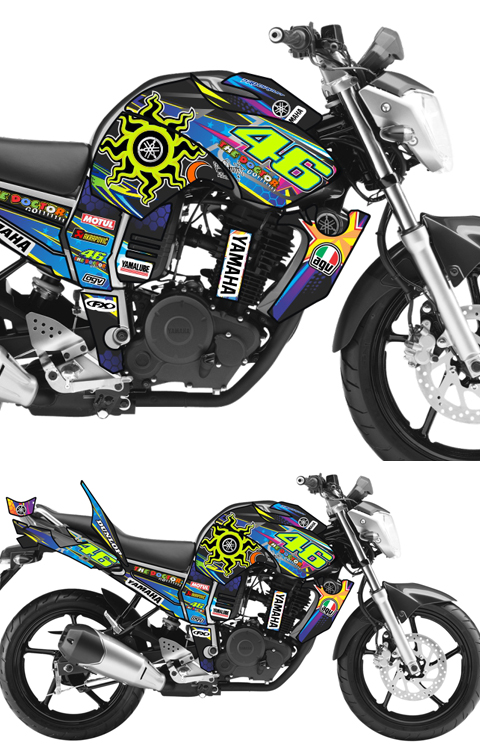 Yamaha FZ V2 Full Graphics | FZ V2 Full Stickers